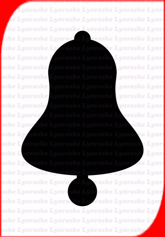 Bell Silhouette SVG Svg Dxf Cricut Silhouette Cut File - Etsy