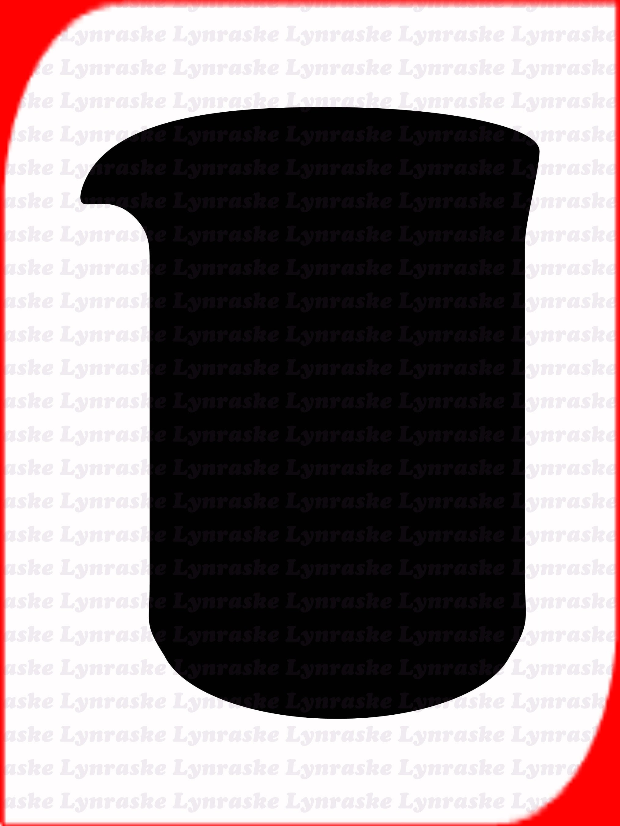 Beaker Silhouette SVG svg dxf Cricut Silhouette Cut File | Etsy