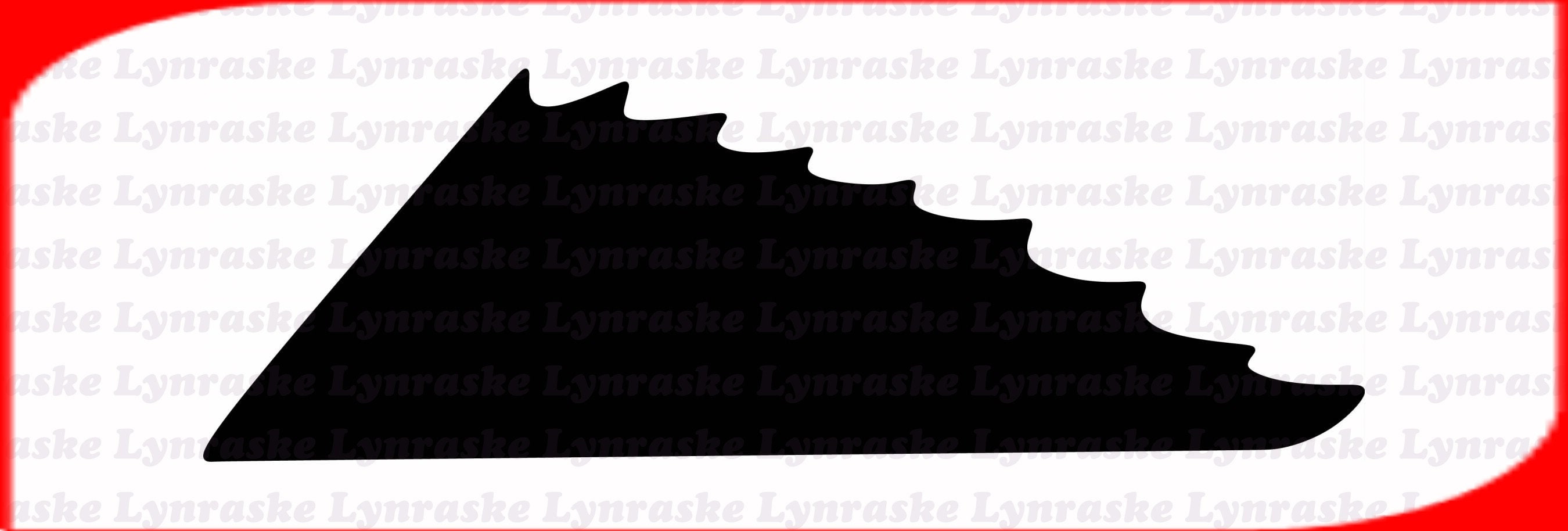 Fish Fin Silhouette SVG Svg Dxf Cricut Silhouette Cut | Etsy