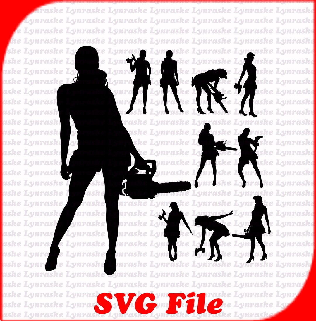 Different Occupations Man and Woman Silhouette Vectors SVG 4, Svg, Dxf ...