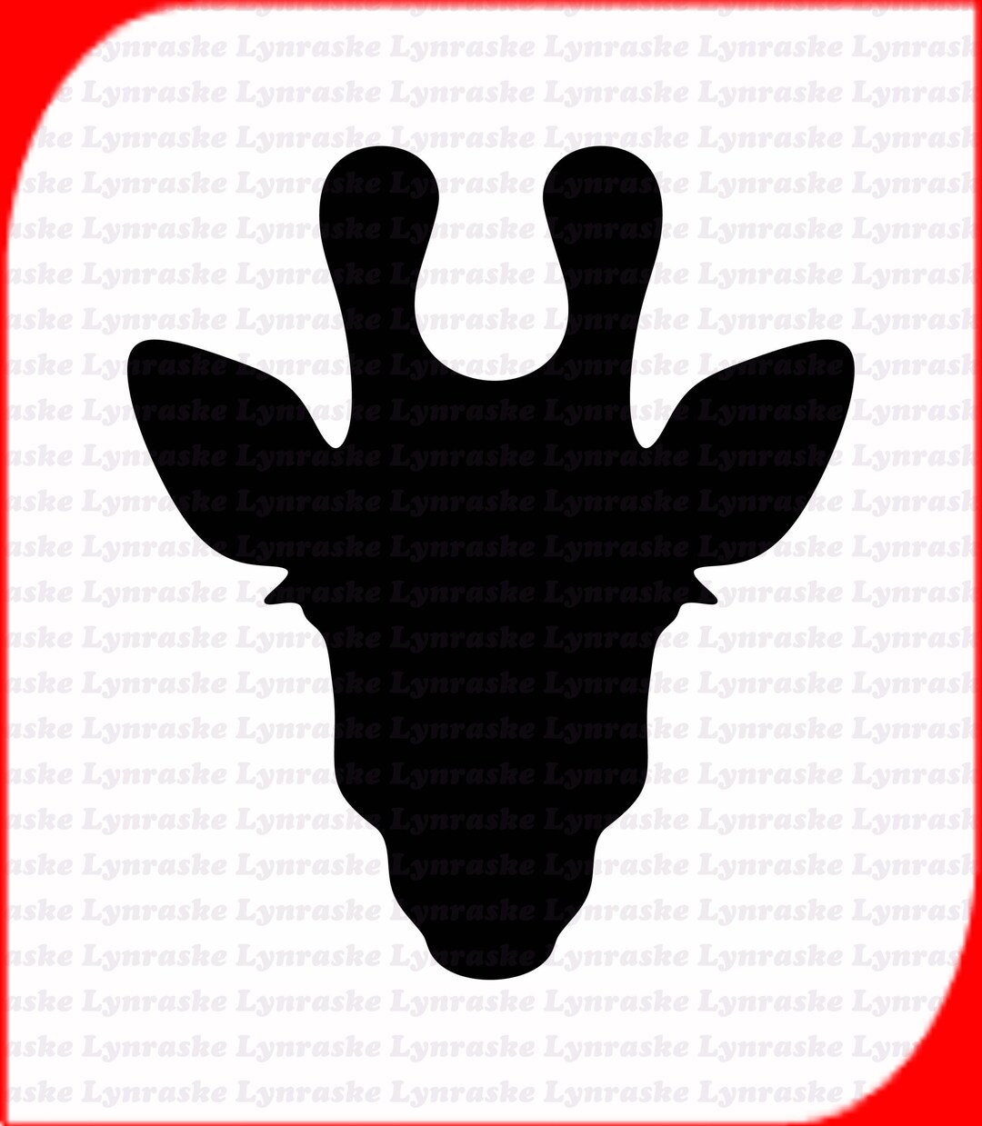 Giraffe Head Silhouette SVG, Svg, Dxf, Cricut, Silhouette Cut File ...
