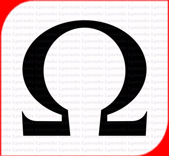 Omega Silhouette SVG Svg Dxf Cricut Silhouette Cut File - Etsy Finland