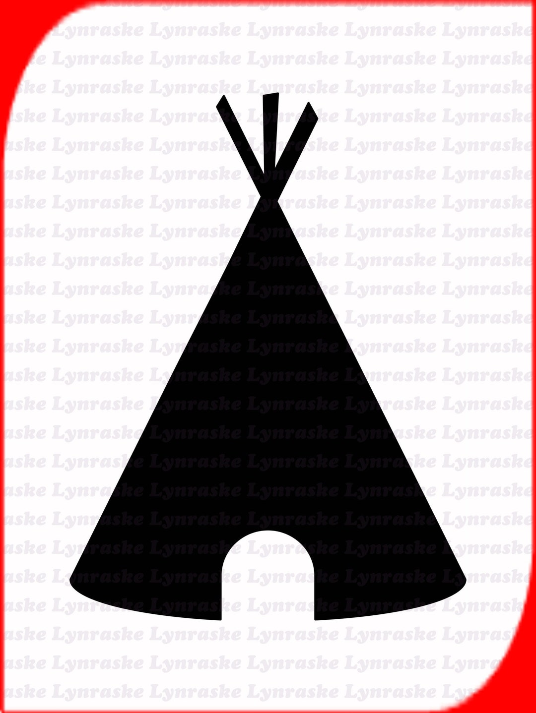 Teepee Silhouette SVG, Svg, Dxf, Cricut, Silhouette Cut File, Instant ...
