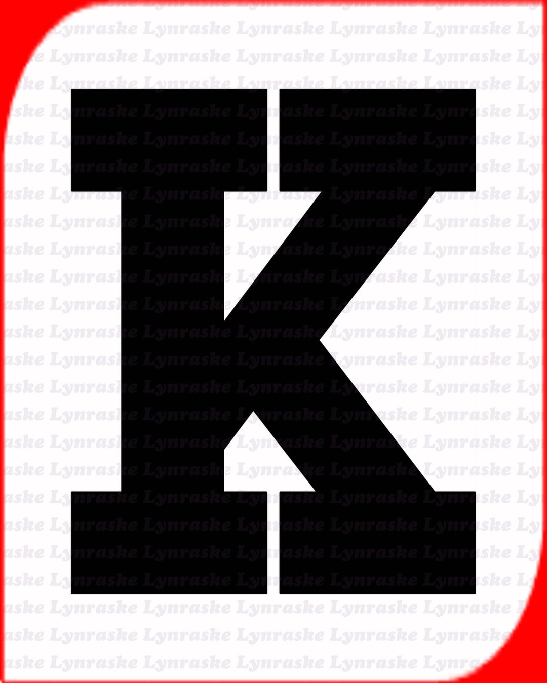 Letter K Silhouette SVG, Svg, Dxf, Cricut, Silhouette Cut File, Instant ...