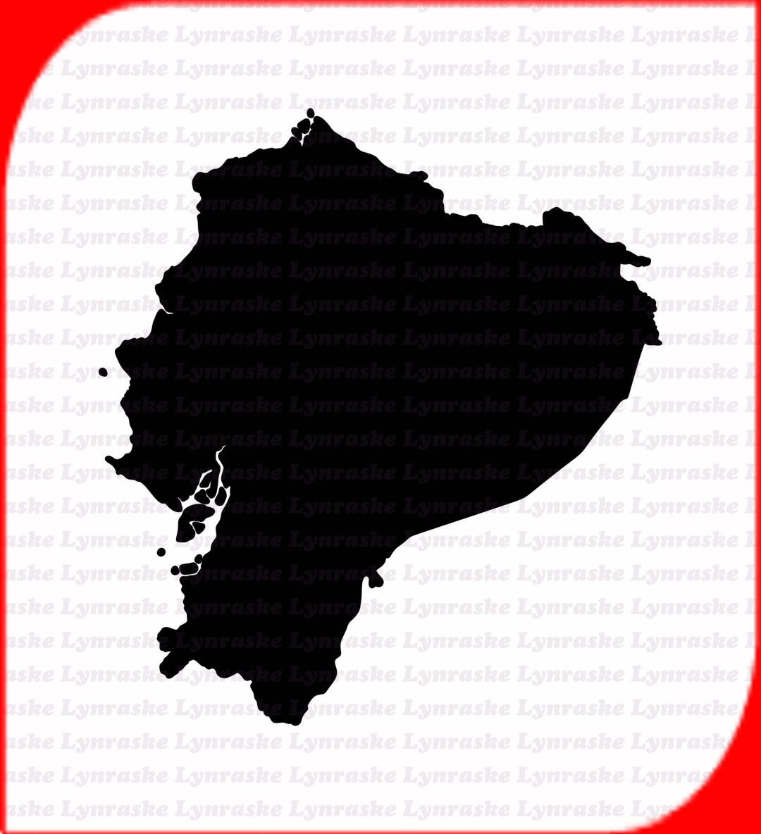 Ecuador Silhouette SVG, Svg, Dxf, Cricut, Silhouette Cut File, Instant ...
