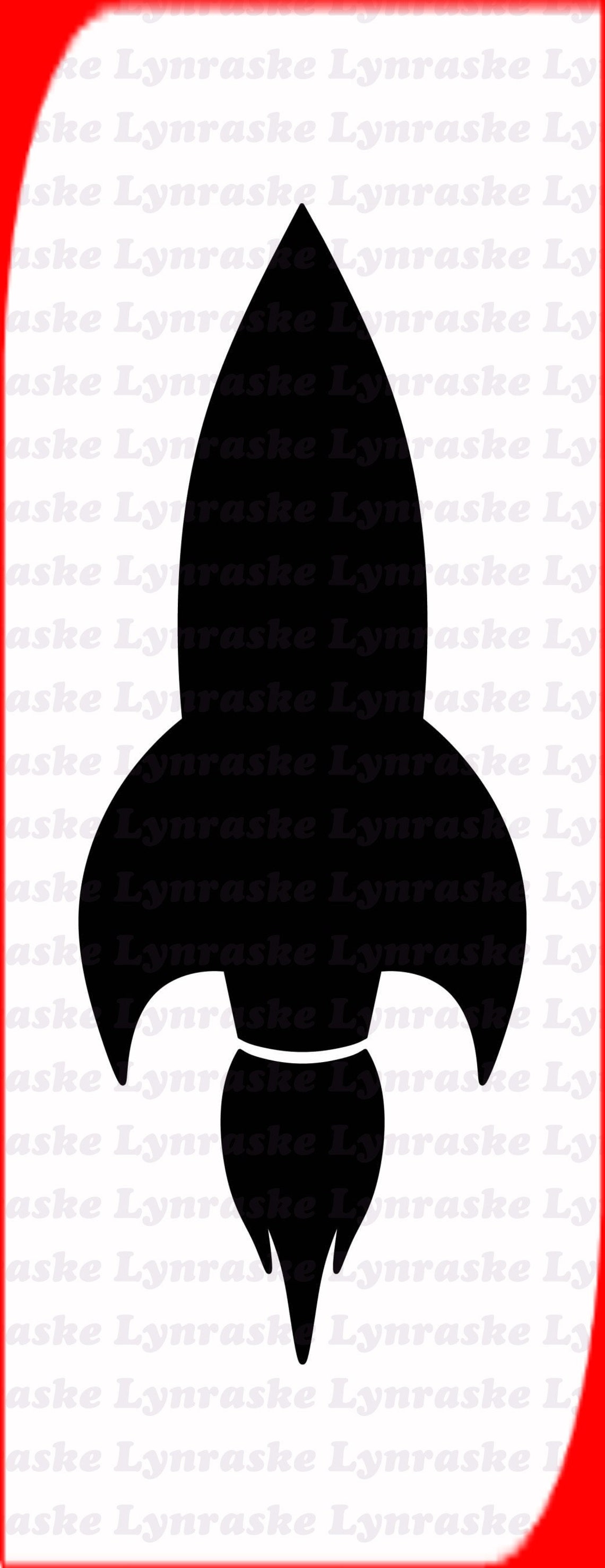 Rocket Ship Silhouette SVG Svg Dxf Cricut Silhouette Cut - Etsy