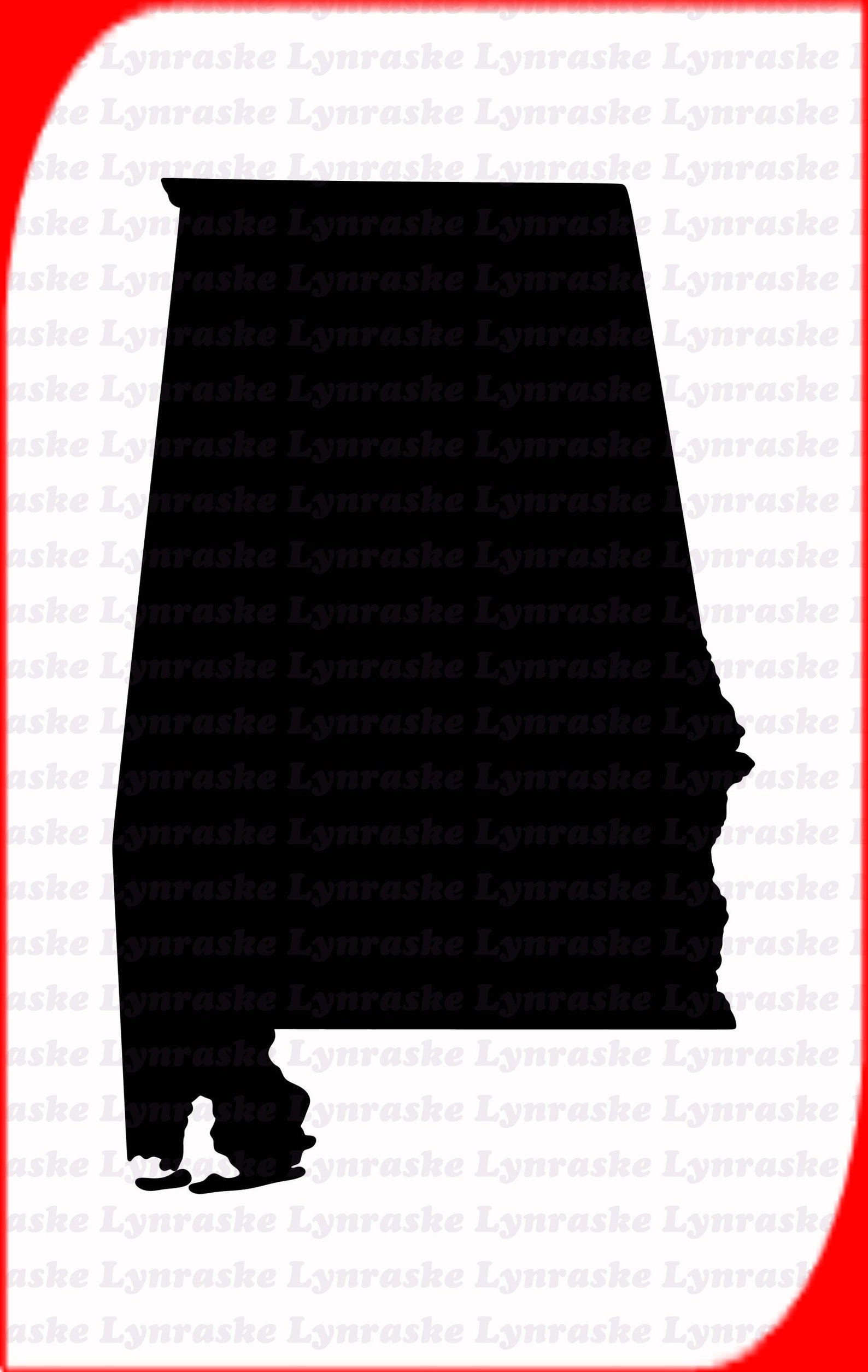 Alabama Silhouette SVG Svg Dxf Cricut Silhouette Cut File - Etsy Canada