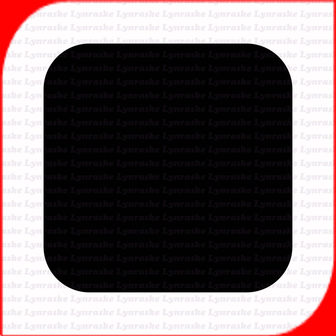 Rounded Square Silhouette SVG, Svg, Dxf, Cricut, Silhouette Cut File ...