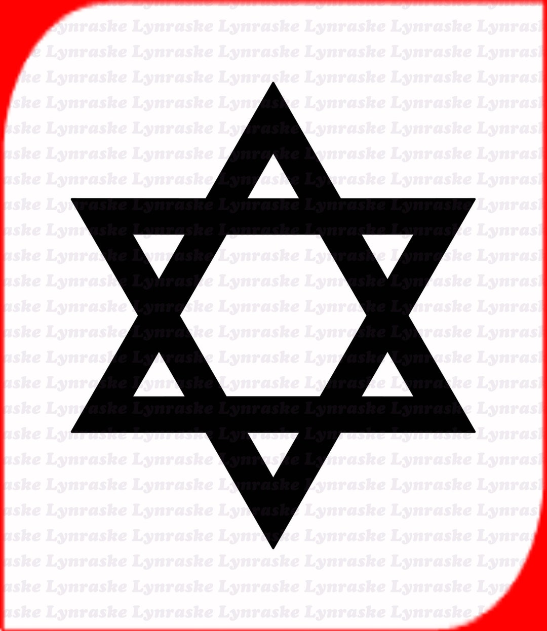Star of David Silhouette SVG, Svg, Dxf, Cricut, Silhouette Cut File ...