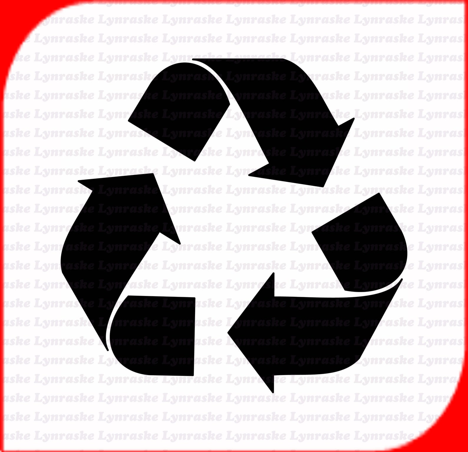 Recycle Symbol Silhouette SVG, Svg, Dxf, Cricut, Silhouette Cut File ...