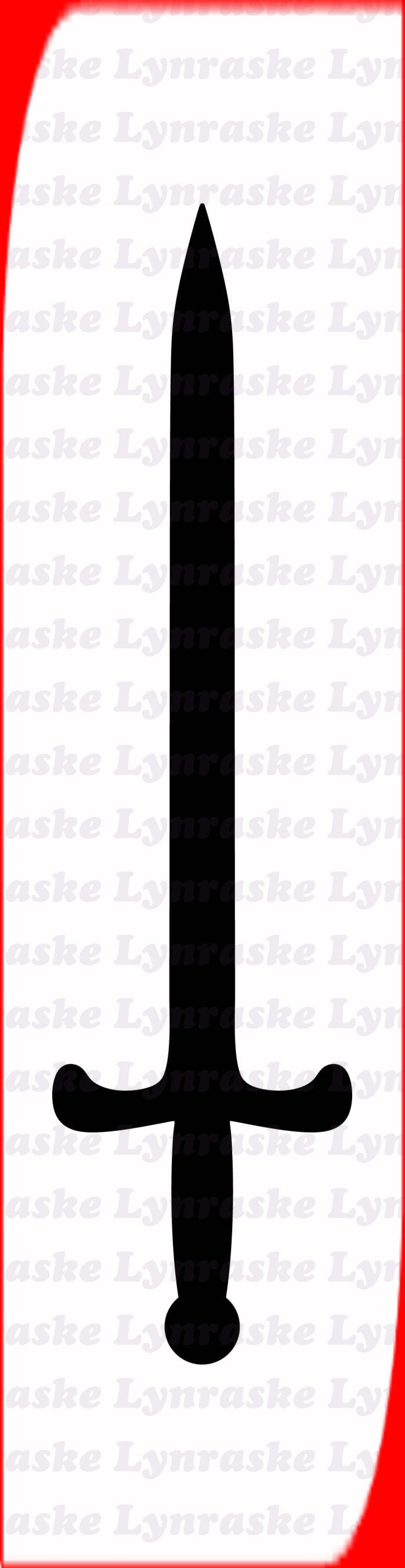 Espada Silueta SVG, svg, dxf, Cricut, Silhouette Cut File, Descarga ...