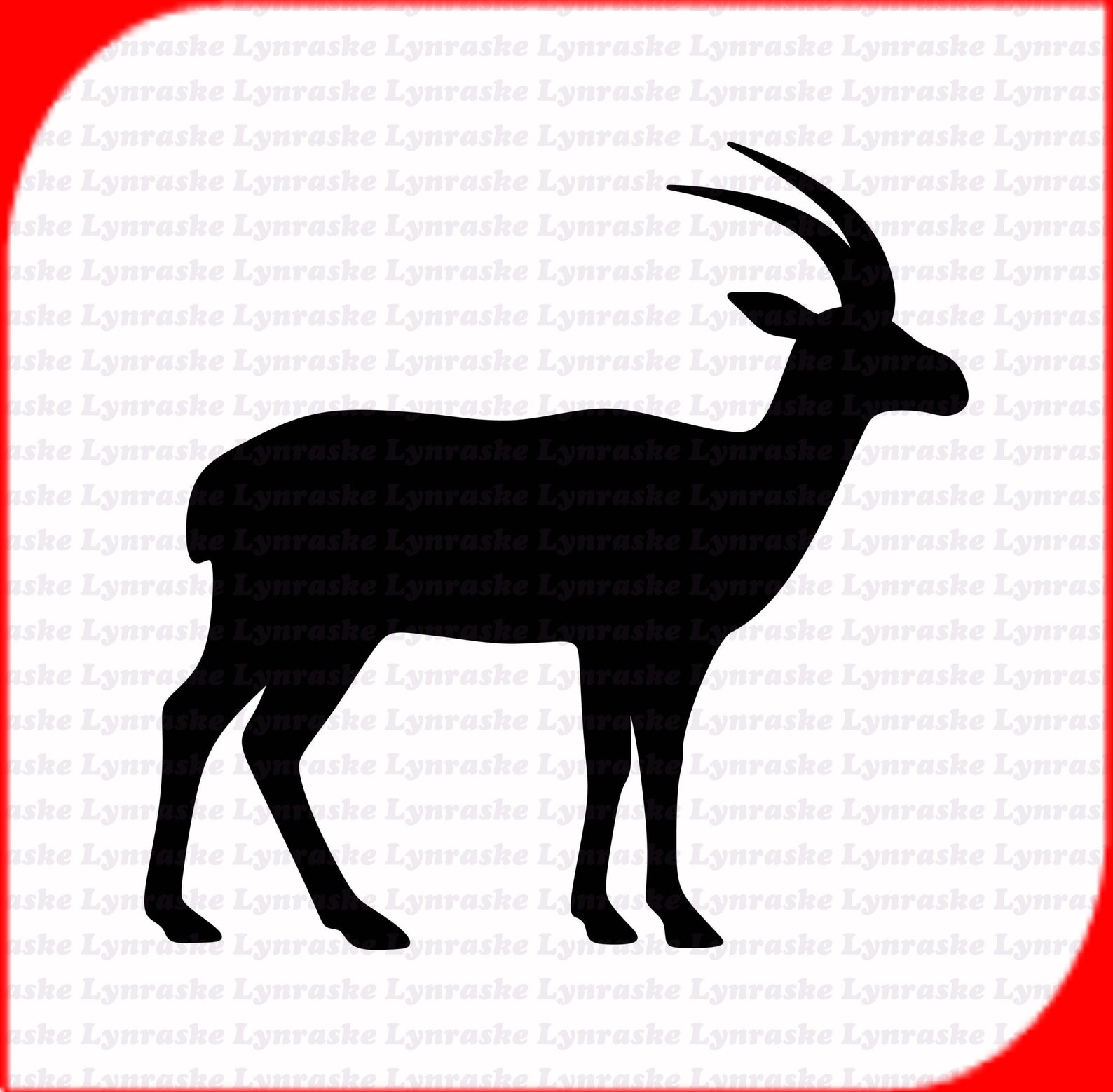 Antelope Silhouette SVG Svg Dxf Cricut Silhouette Cut - Etsy