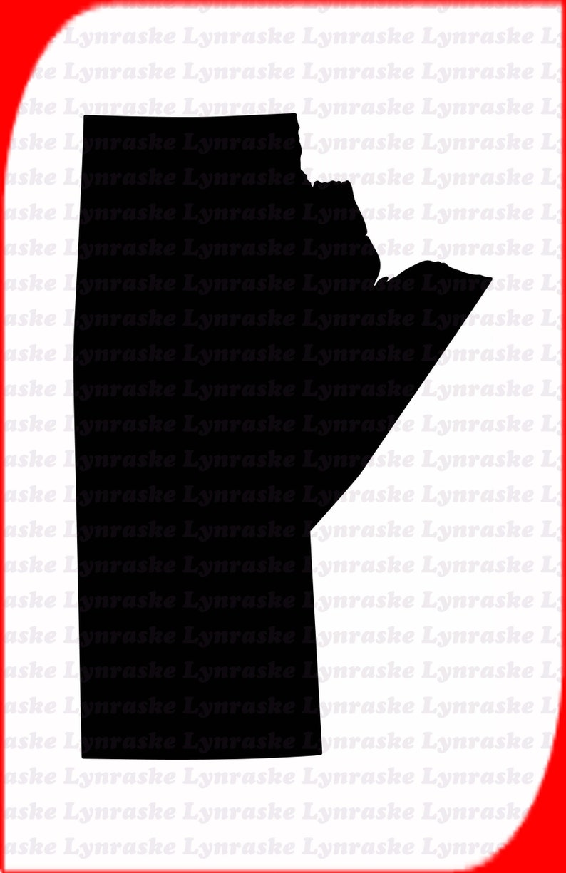 Manitoba Silhouette SVG Svg Dxf Cricut Silhouette Cut | Etsy