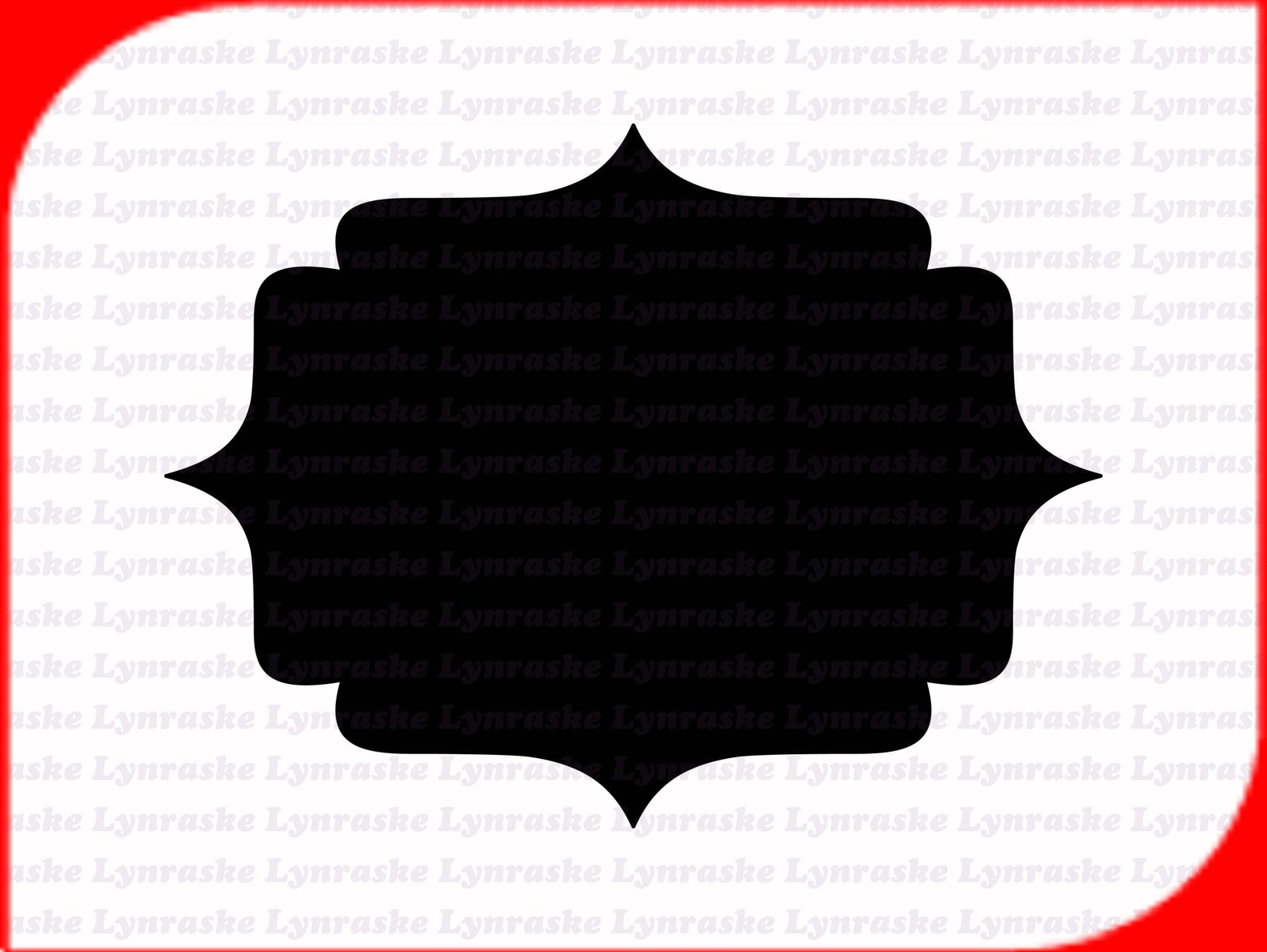 Bracket Frame Silhouette SVG Svg Dxf Cricut Silhouette Cut - Etsy