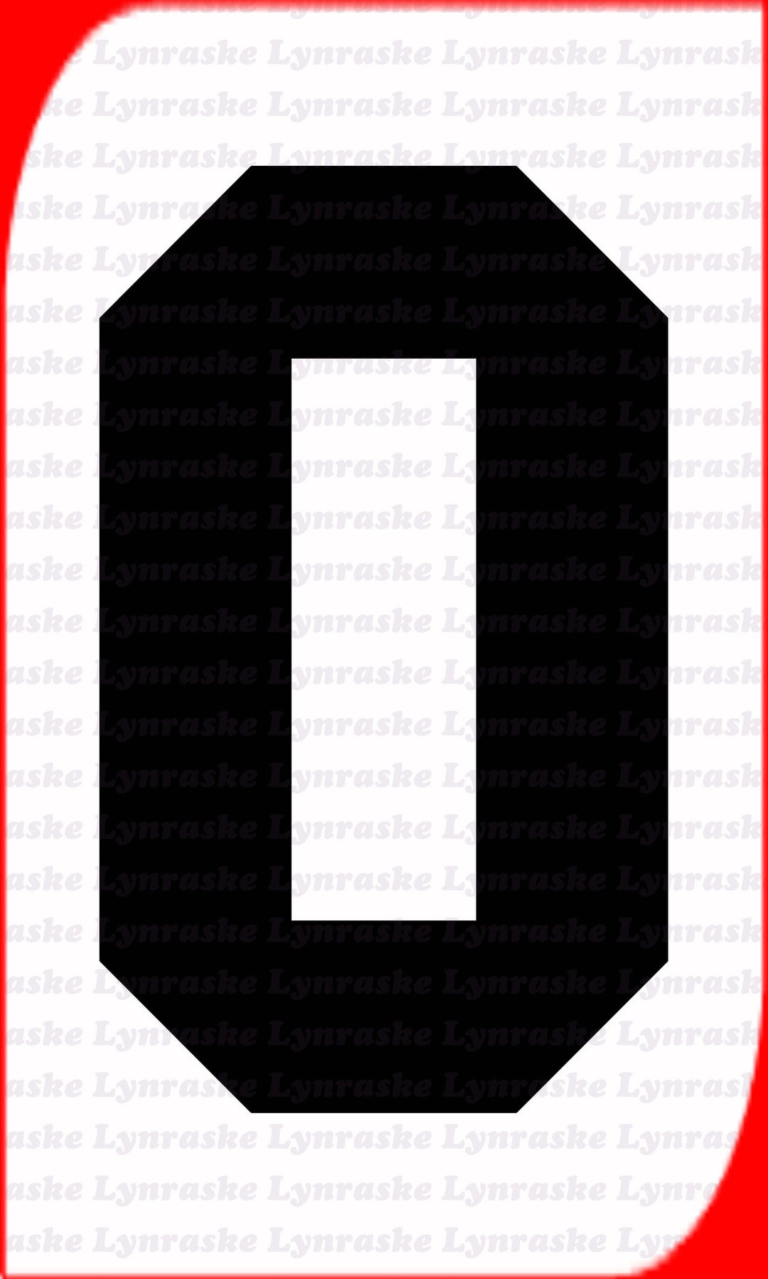 Number 0 Silhouette SVG, Svg, Dxf, Cricut, Silhouette Cut File, Instant ...