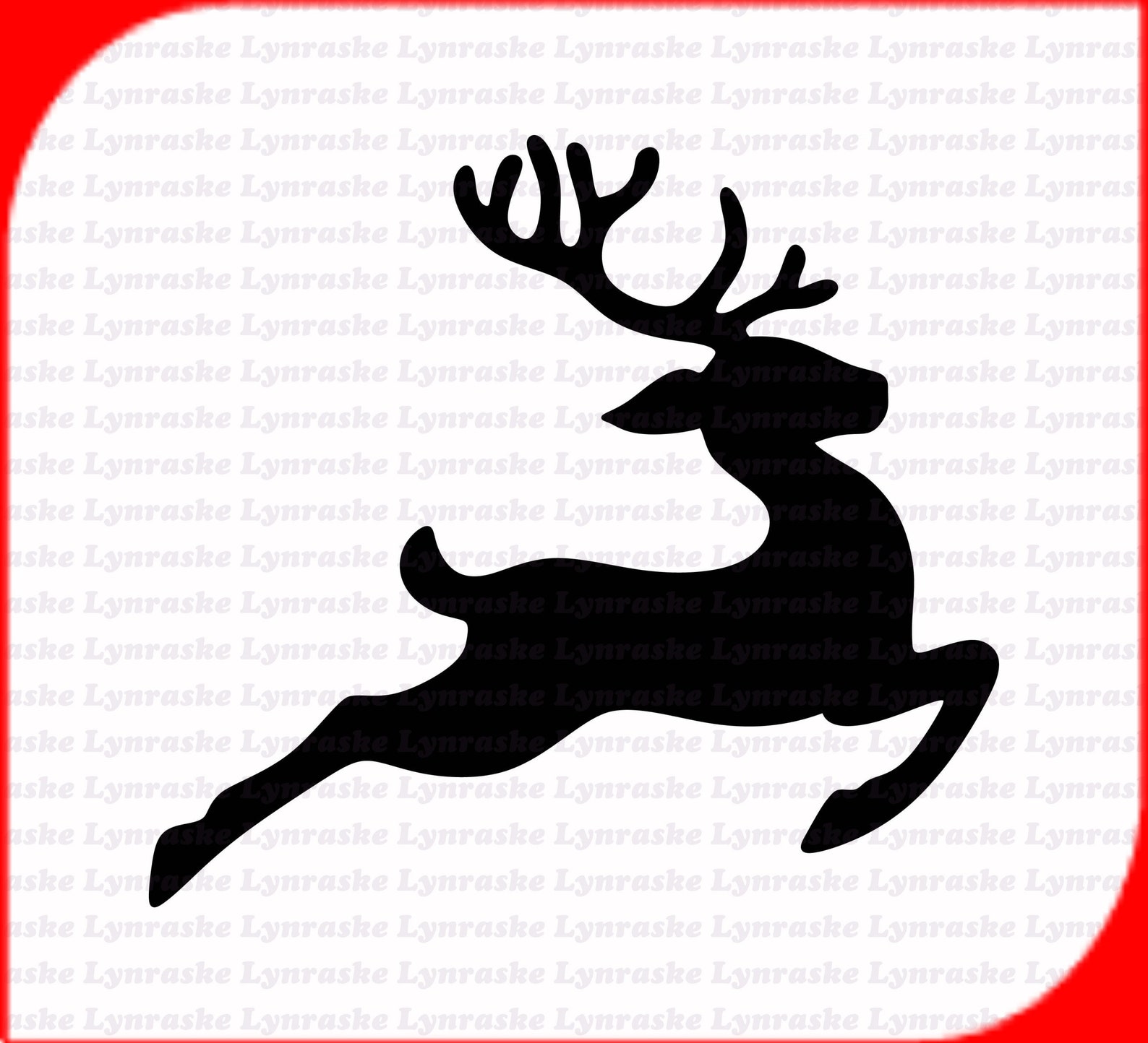 Flying Reindeer Silhouette SVG, Svg, Dxf, Cricut, Silhouette Cut File ...
