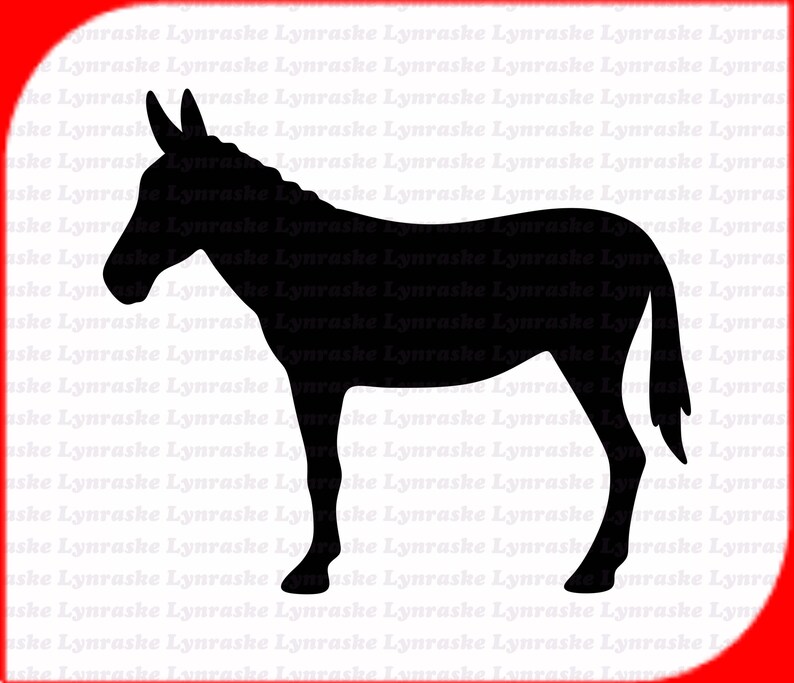 Mule Silhouette SVG, Svg, Dxf, Cricut, Silhouette Cut File, Instant ...