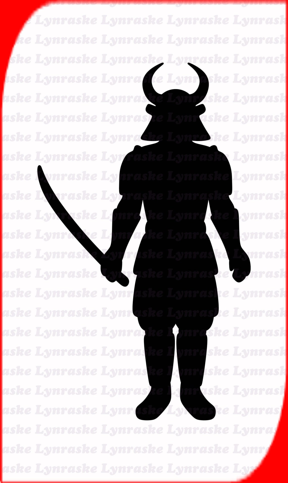 Samurai Silhouette SVG, Svg, Dxf, Cricut, Silhouette Cut File, Instant ...