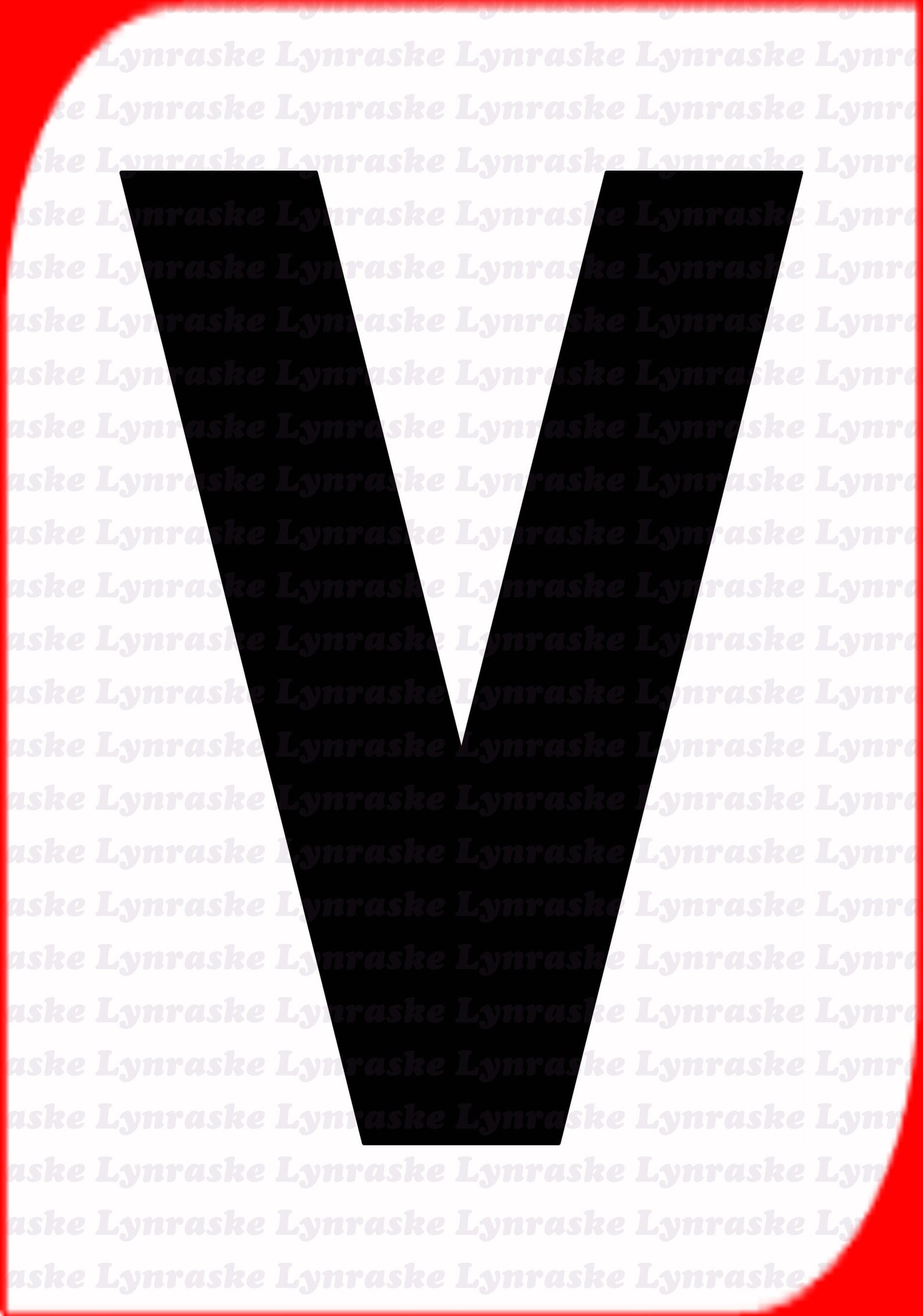 Letter V Silhouette SVG Svg Dxf Cricut Silhouette Cut - Etsy Finland