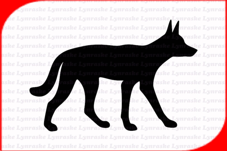Dingo Silhouette SVG, Svg, Dxf, Cricut, Silhouette Cut File, Instant ...