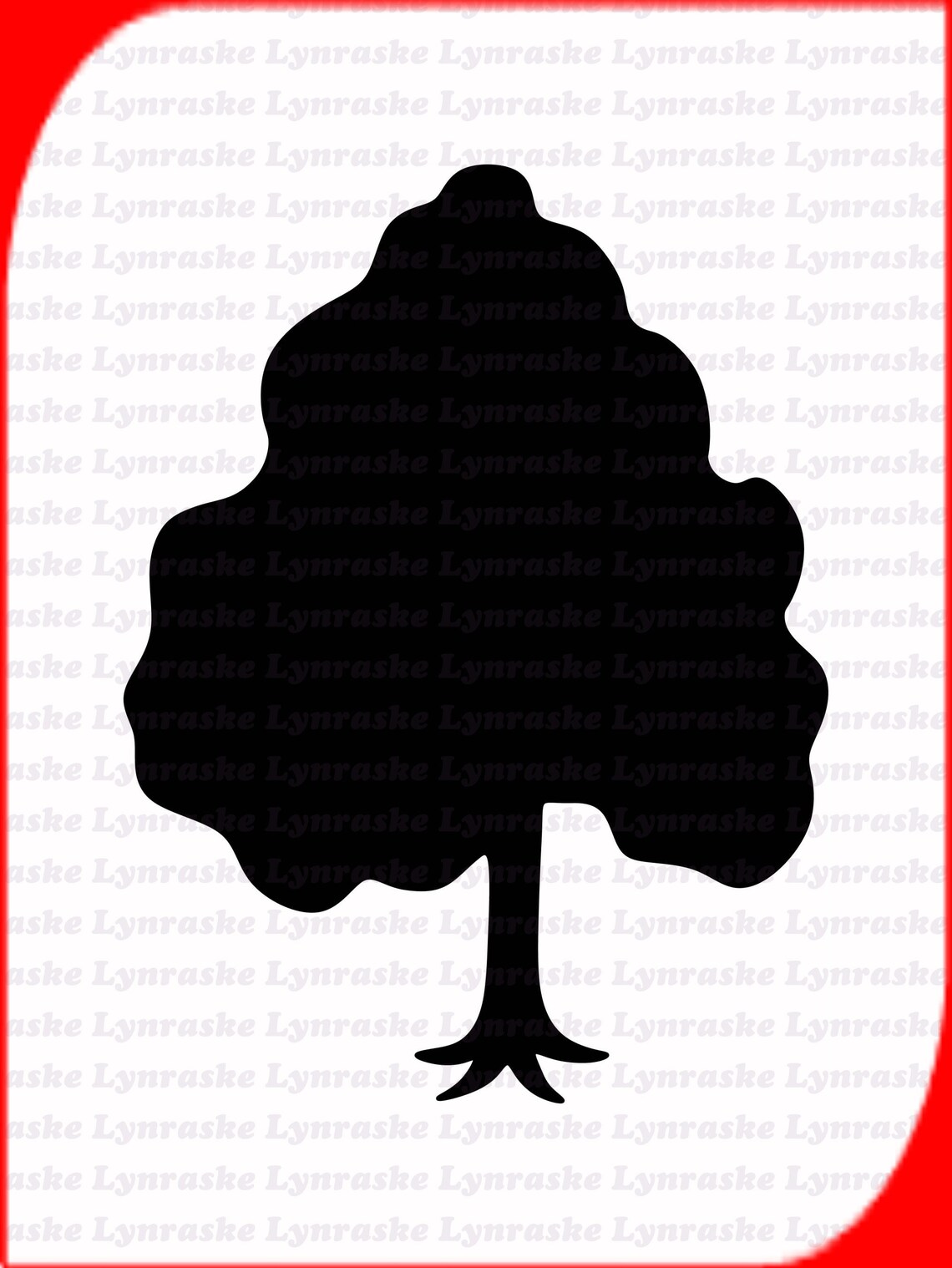 Tree Silhouette SVG, Svg, Dxf, Cricut, Silhouette Cut File, Instant ...