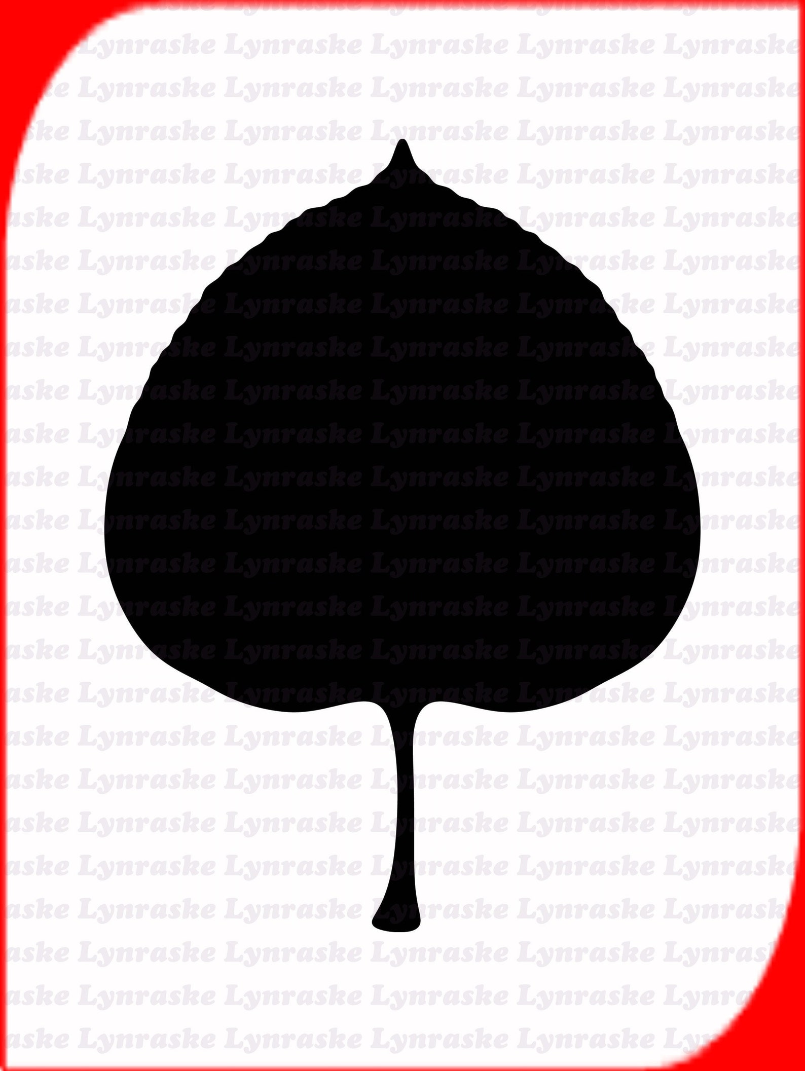Aspen Leaf Silhouette SVG Svg Dxf Cricut Silhouette Cut - Etsy Hong Kong