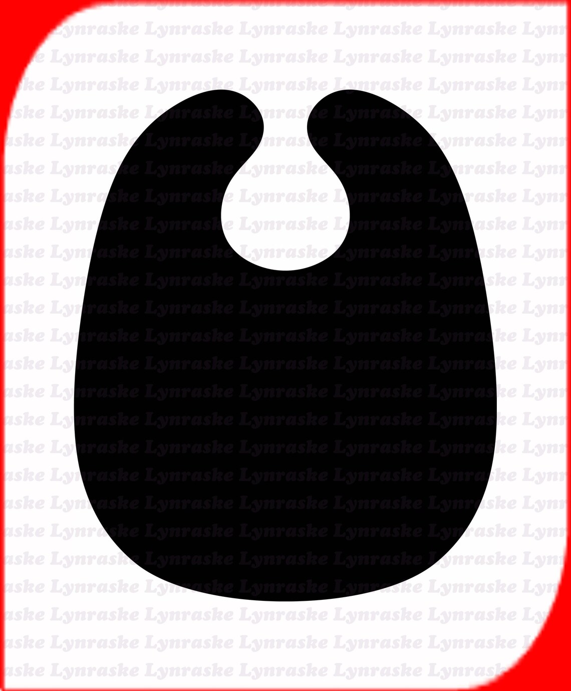 Bib Silhouette SVG Svg Dxf Cricut Silhouette Cut File - Etsy