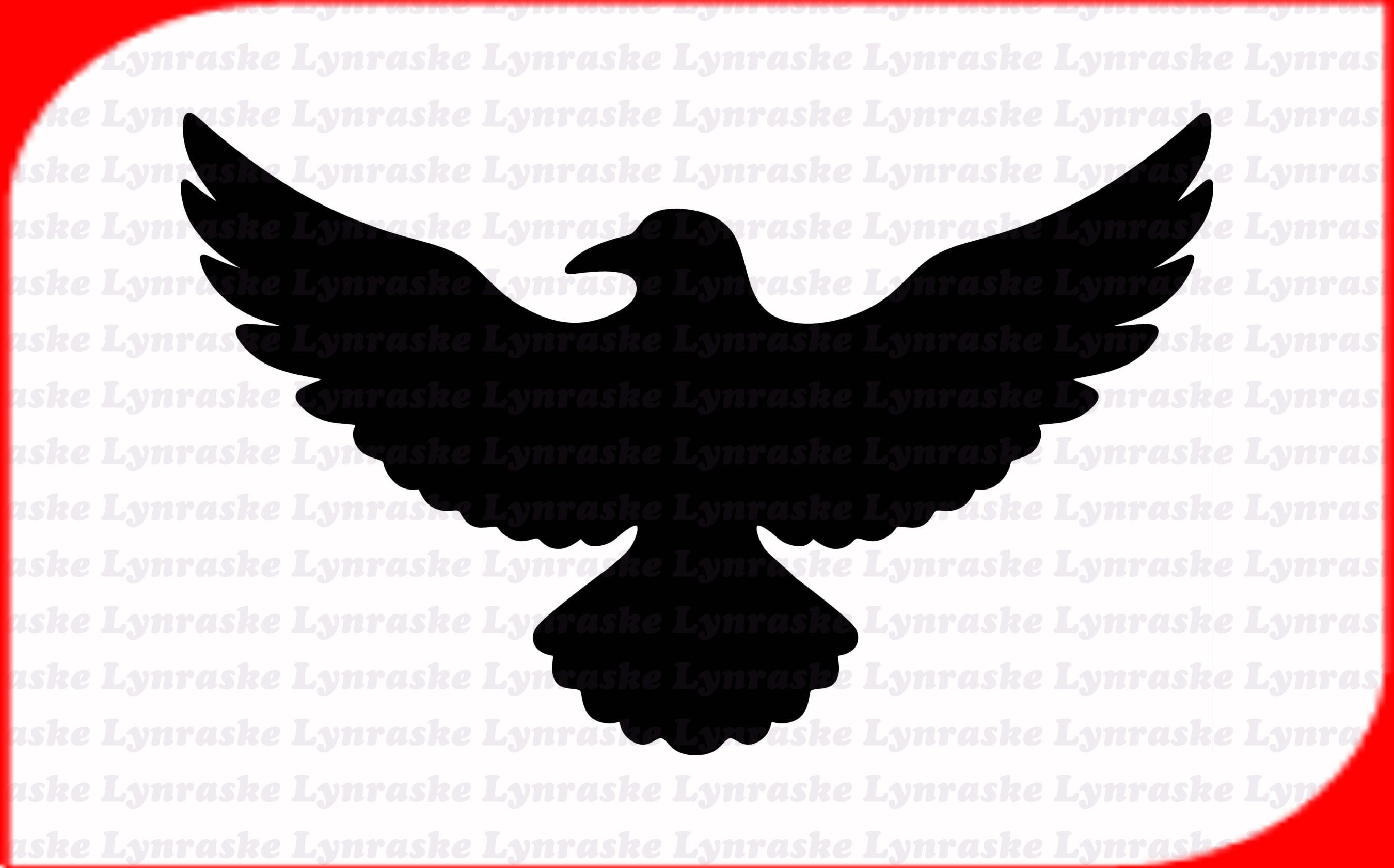 Flying Raven Silhouette SVG Svg Dxf Cricut Silhouette Cut - Etsy Canada