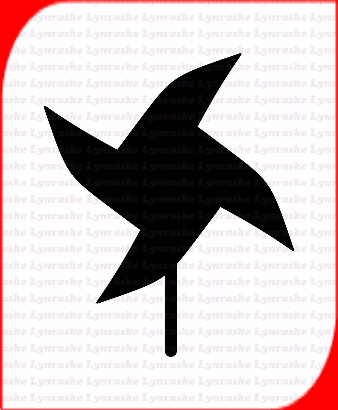 Pinwheel Silhouette SVG, Svg, Dxf, Cricut, Silhouette Cut File, Instant ...