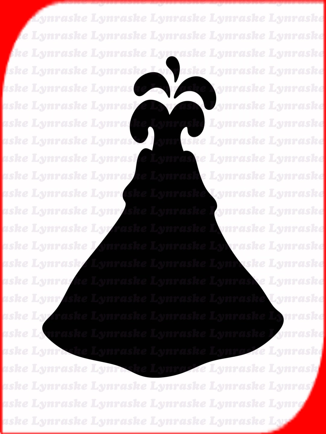 Volcano Silhouette SVG, Svg, Dxf, Cricut, Silhouette Cut File, Instant ...