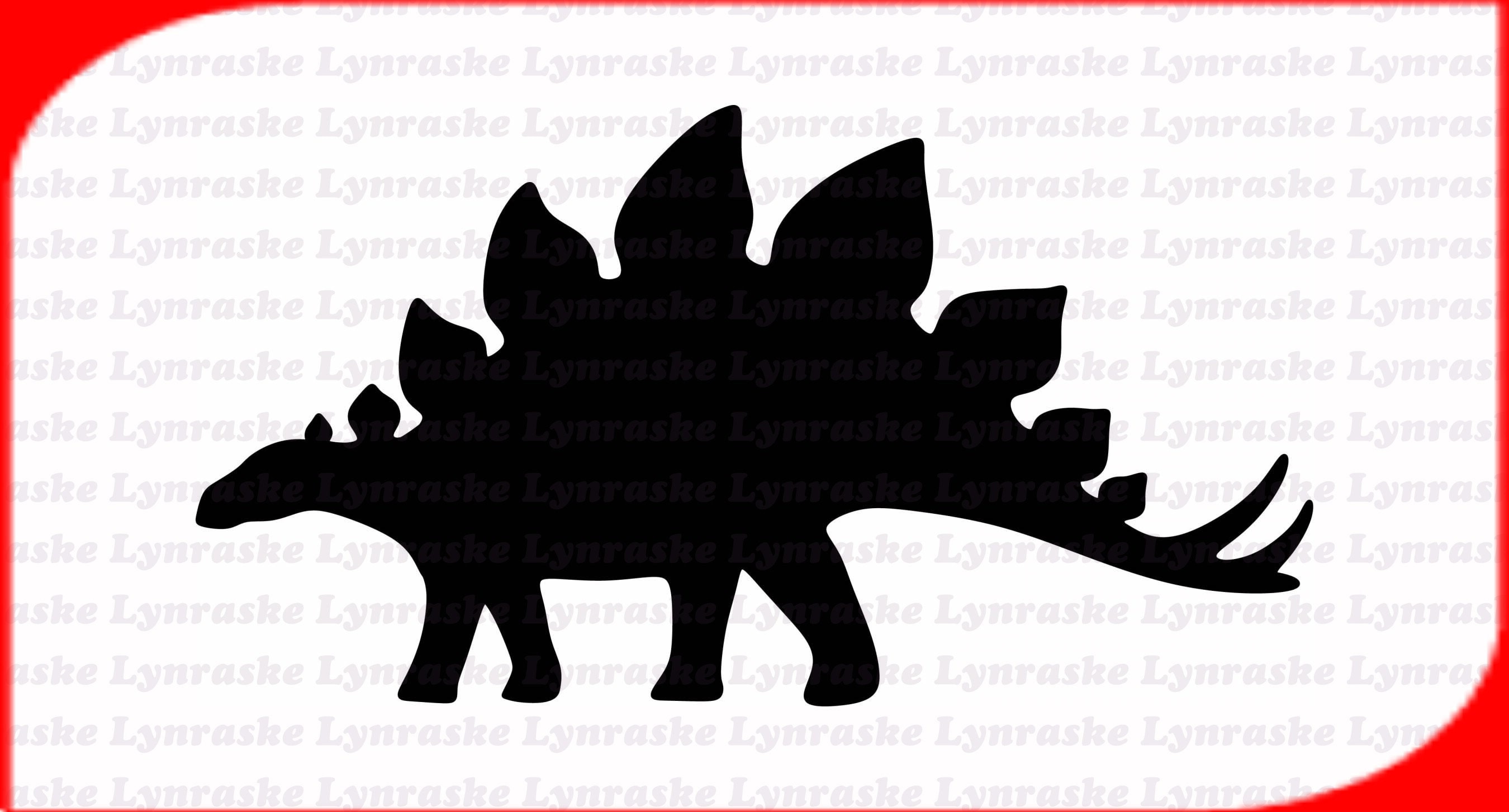 Stegosaurus Silhouette SVG Svg Dxf Cricut Silhouette Cut - Etsy UK
