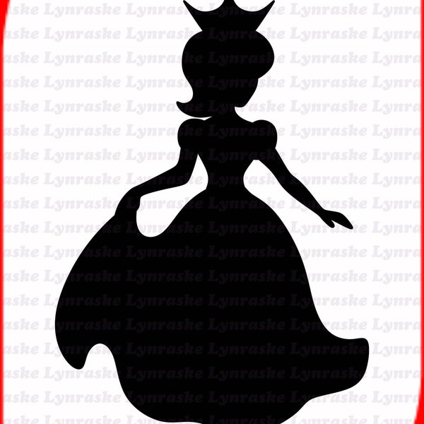 Princess Cut Outs Svg - Etsy