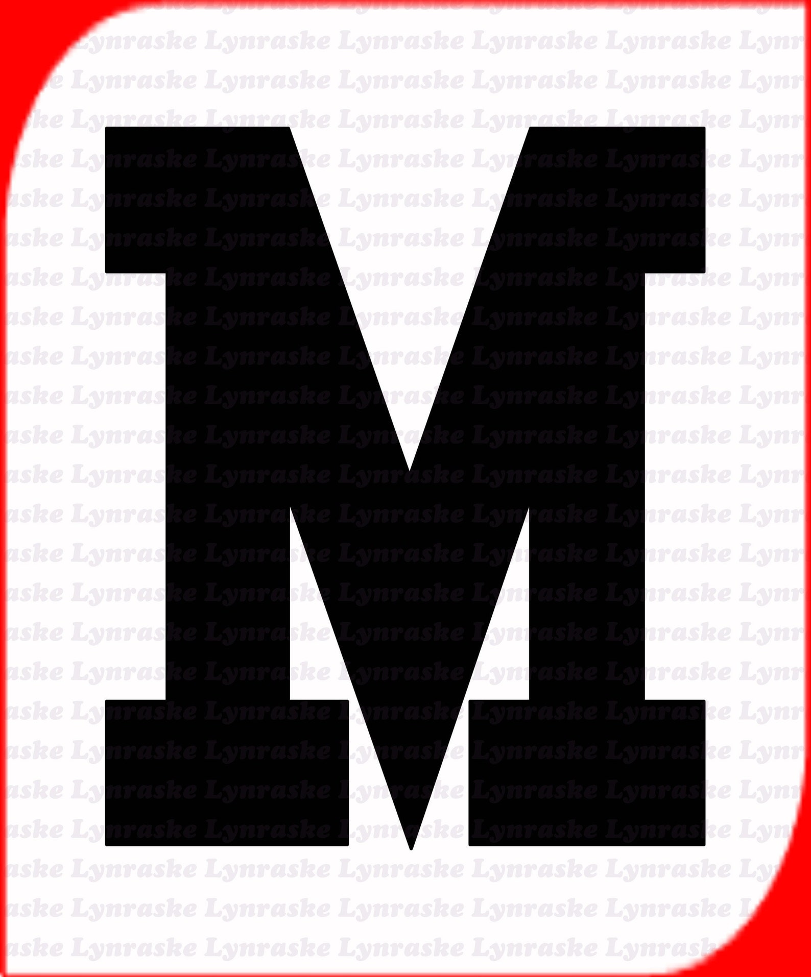 Letter M Silhouette SVG, Svg, Dxf, Cricut, Silhouette Cut File, Instant ...