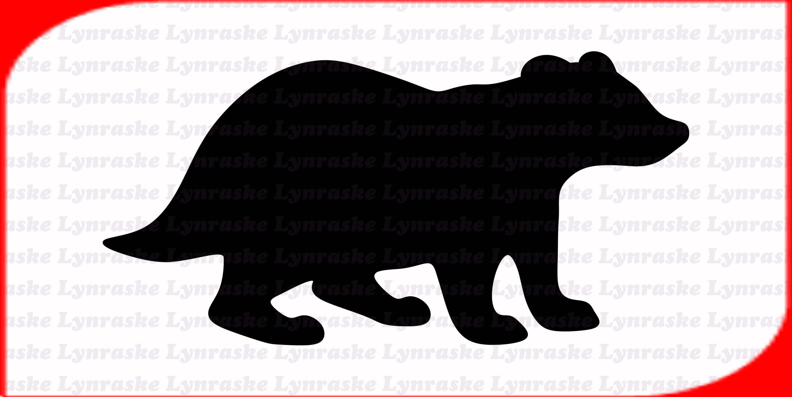 Dachs Silhouette SVG, Svg, Dxf, Cricut, Silhouette geschnitten Datei ...