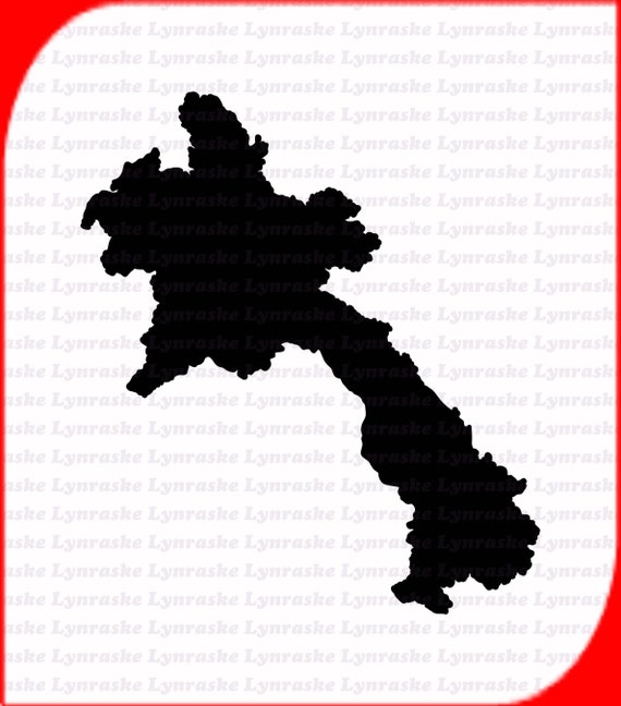 Laos Silhouette SVG Svg Dxf Cricut Silhouette Cut File - Etsy
