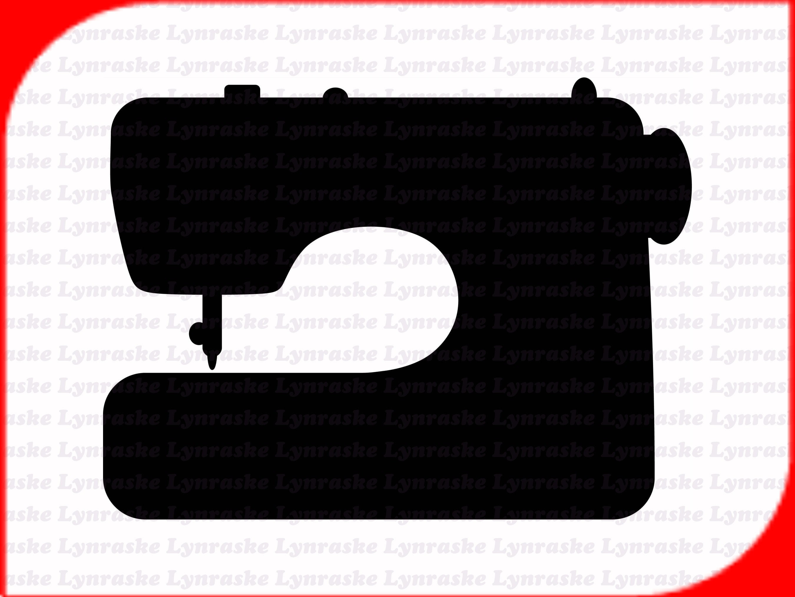 Sewing Machine Silhouette SVG svg dxf Cricut Silhouette | Etsy