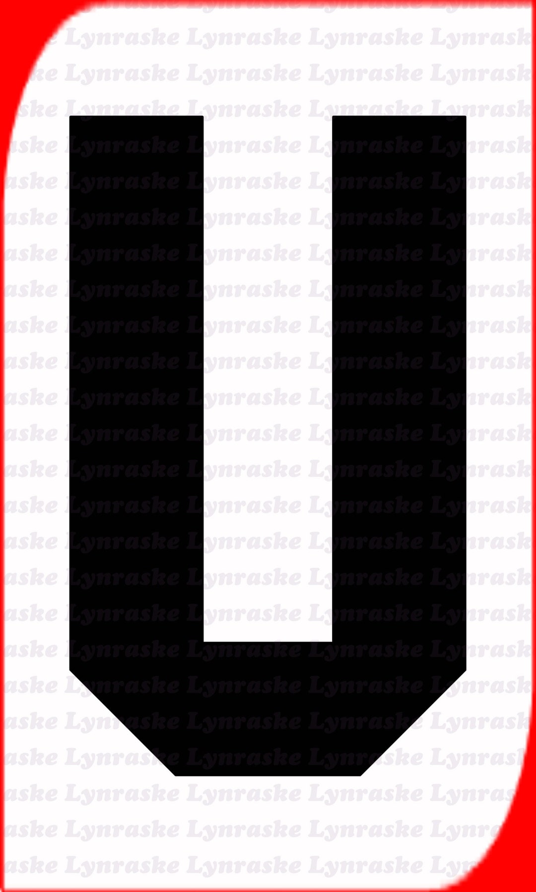 Letter U Silhouette SVG, Svg, Dxf, Cricut, Silhouette Cut File, Instant ...