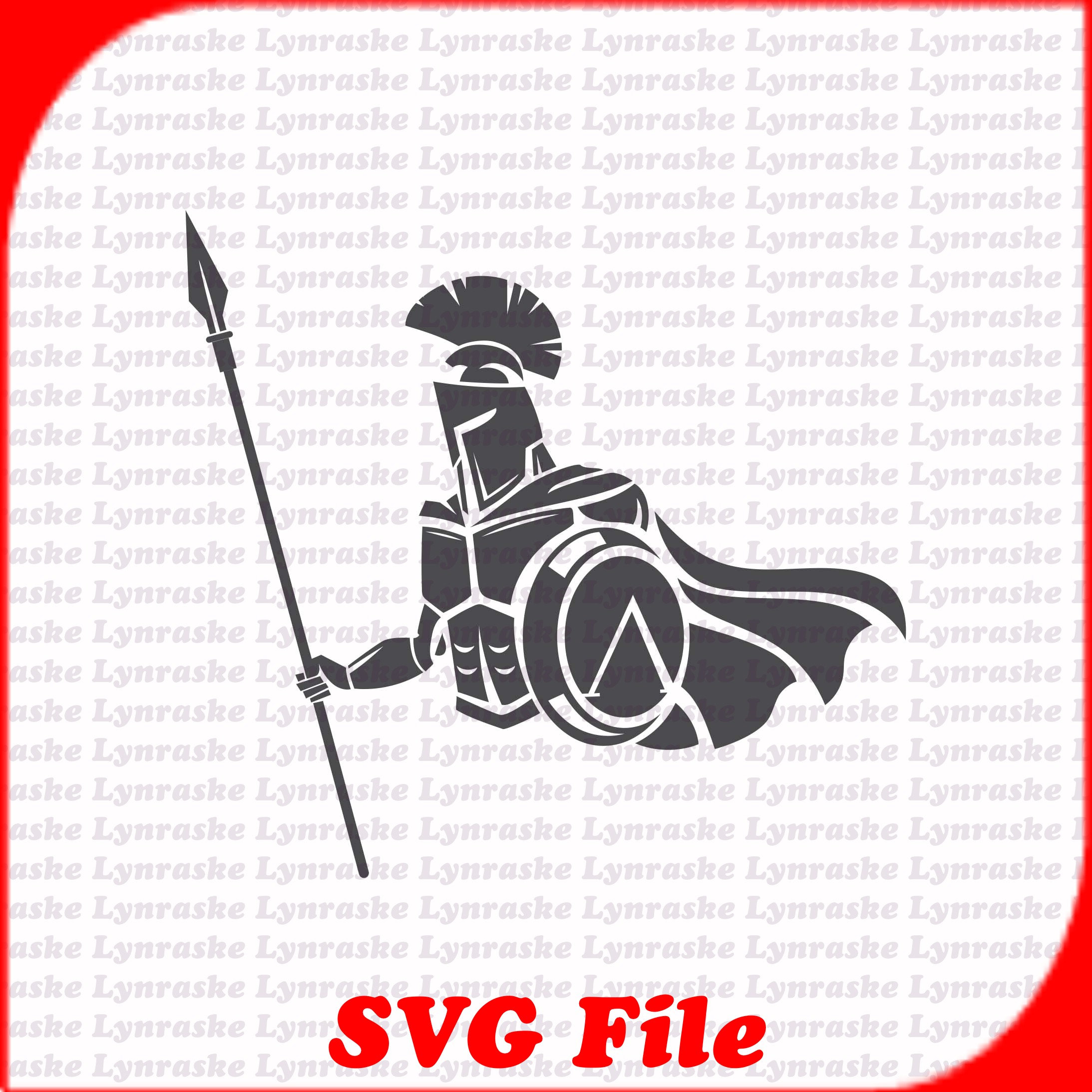 Spartan Warrior With Javelin Silhouette Vectors SVG, Svg, Dxf, Cricut ...