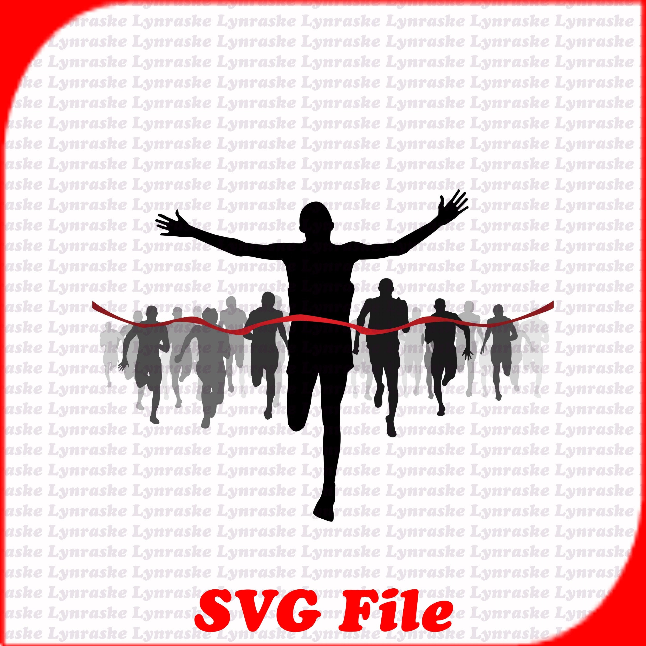 Running People Silhouette Vectors SVG 2 Svg Dxf Cricut - Etsy
