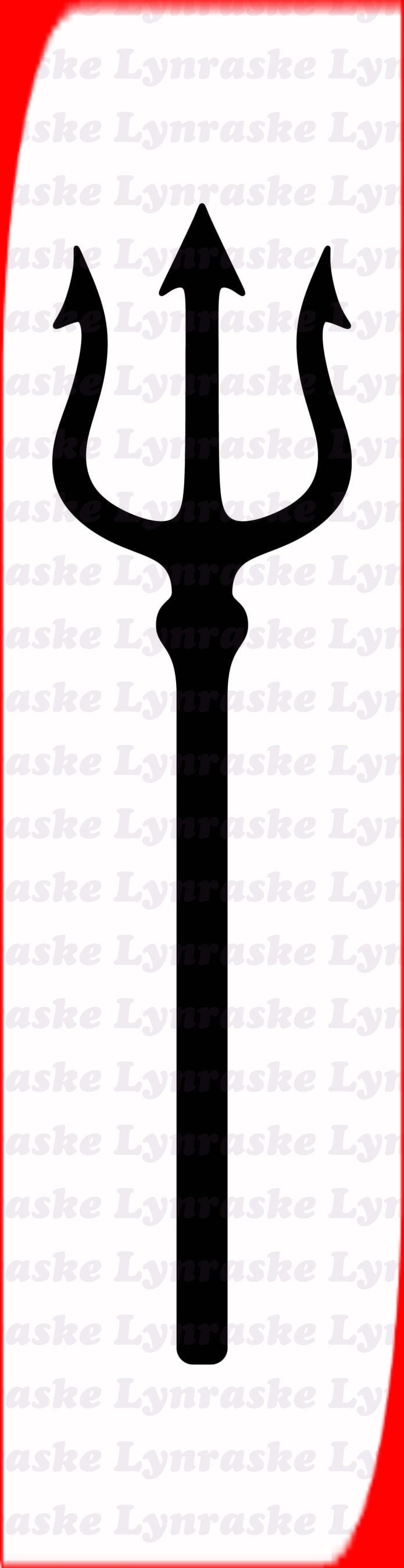 Trident Silhouette SVG, Svg, Dxf, Cricut, Silhouette Cut File, Instant ...