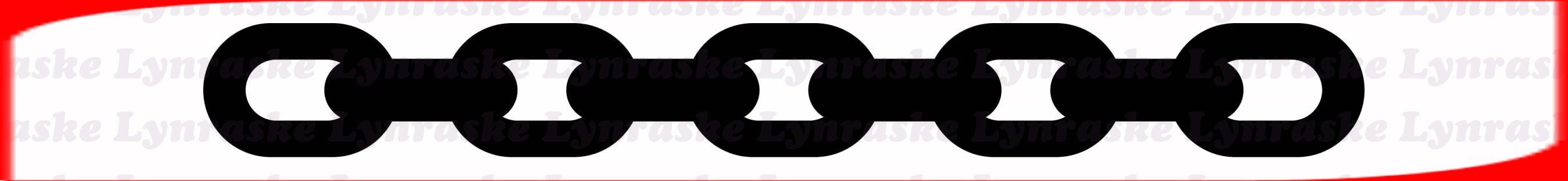 Cadena Silueta SVG svg dxf Cricut Silhouette Cut File - Etsy México