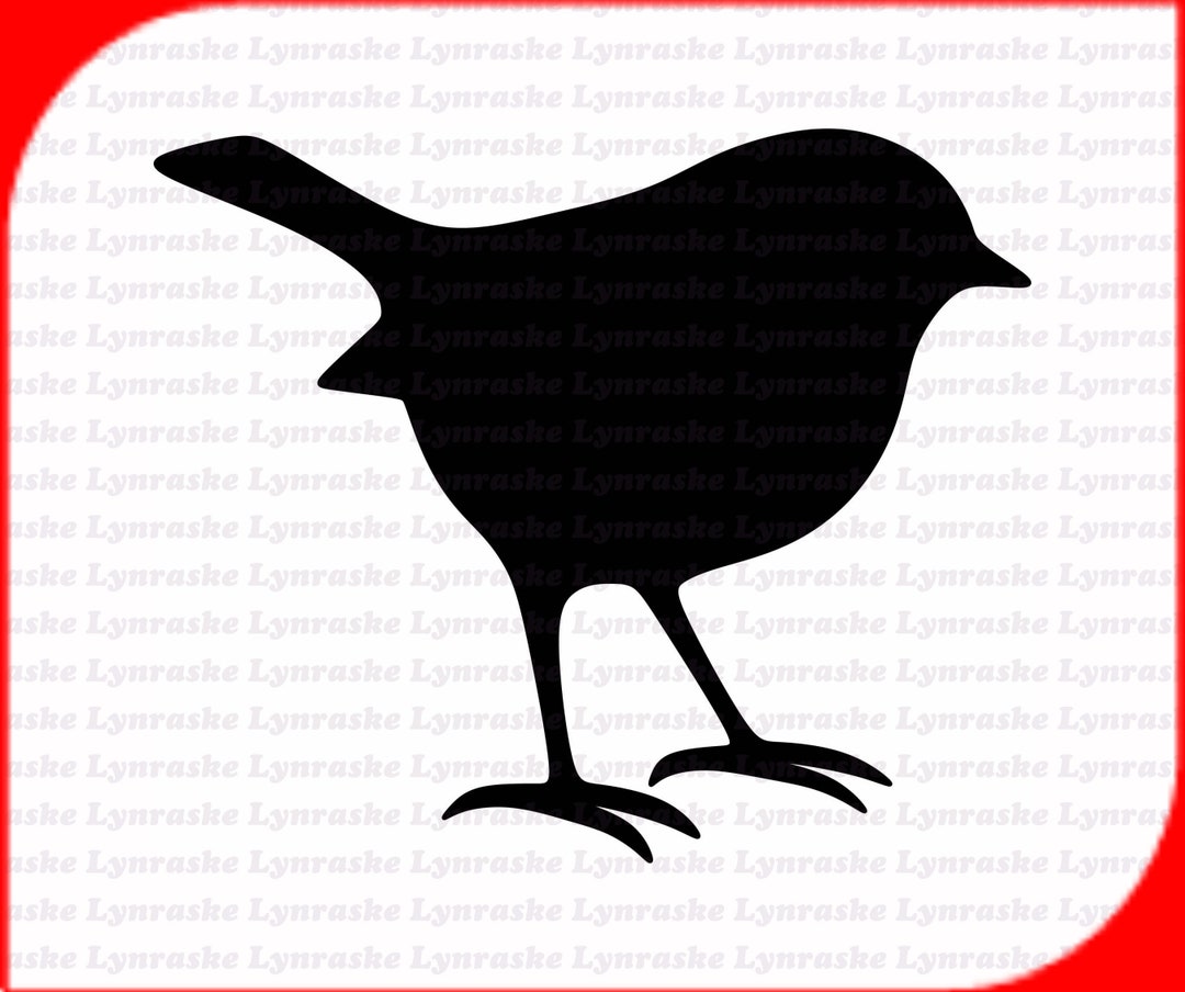 Robin Silhouette SVG, Svg, Dxf, Cricut, Silhouette Cut File, Instant ...