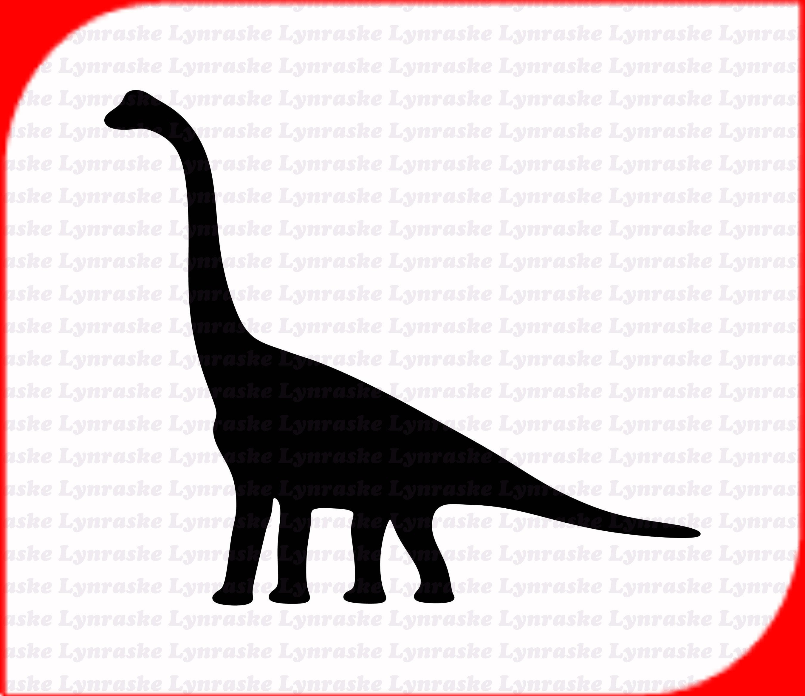 Brachiosaurus Silhouette SVG Svg Dxf Cricut Silhouette Cut - Etsy Australia