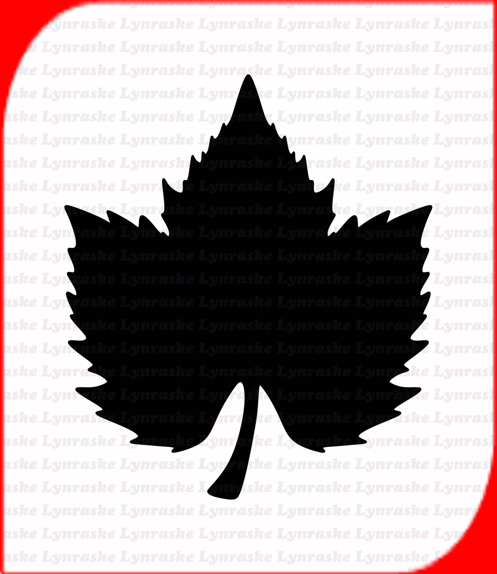 Silhouette de feuille de raisin SVG, svg, dxf, Cricut, Fichier de coupe ...