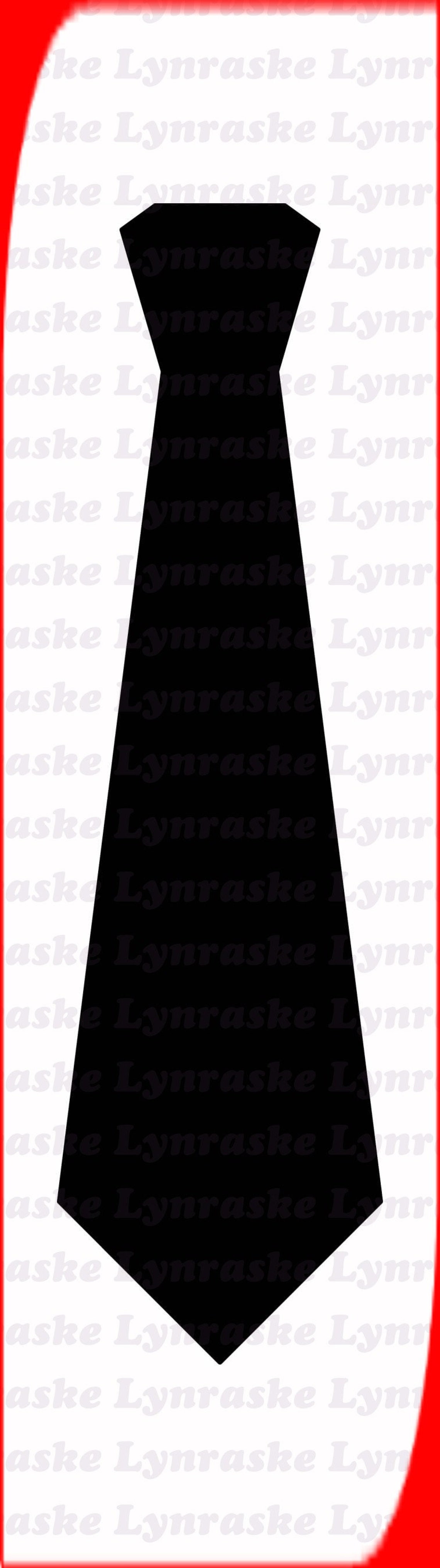 Necktie Silhouette SVG svg dxf Cricut Silhouette Cut File | Etsy