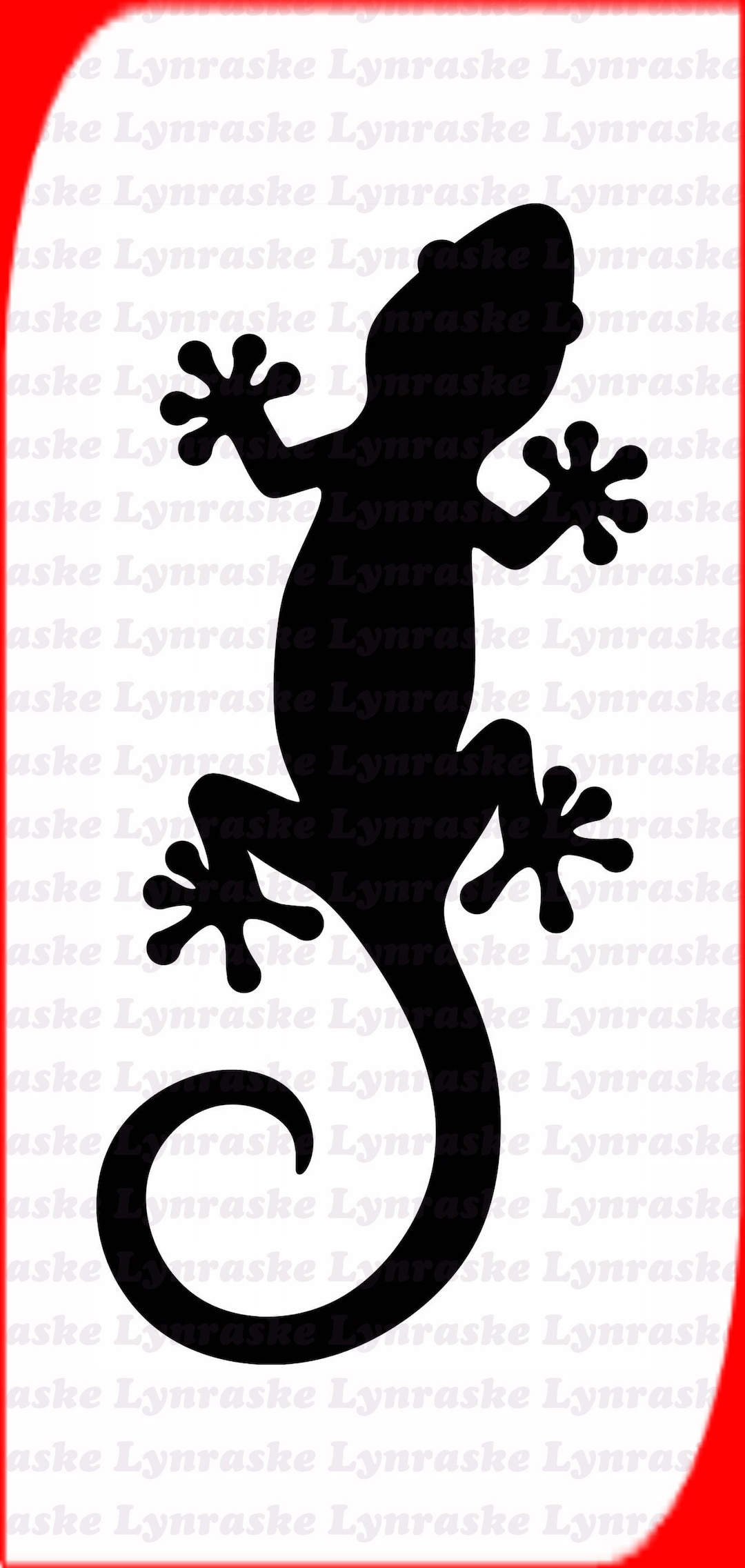 Gecko Silhouette SVG, Svg, Dxf, Cricut, Silhouette Cut File, Instant ...