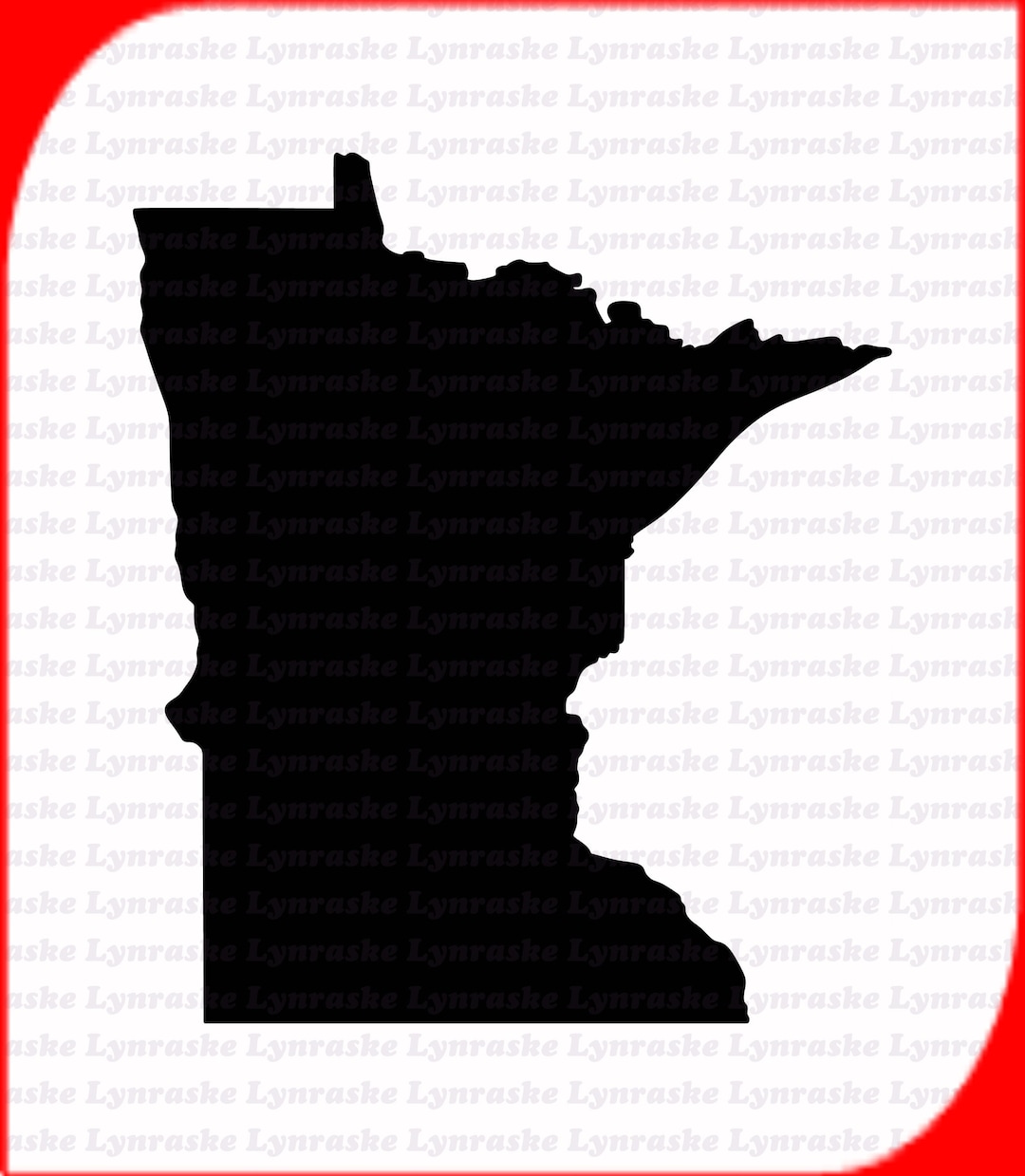 Minnesota Silhouette SVG, Svg, Dxf, Cricut, Silhouette Cut File ...