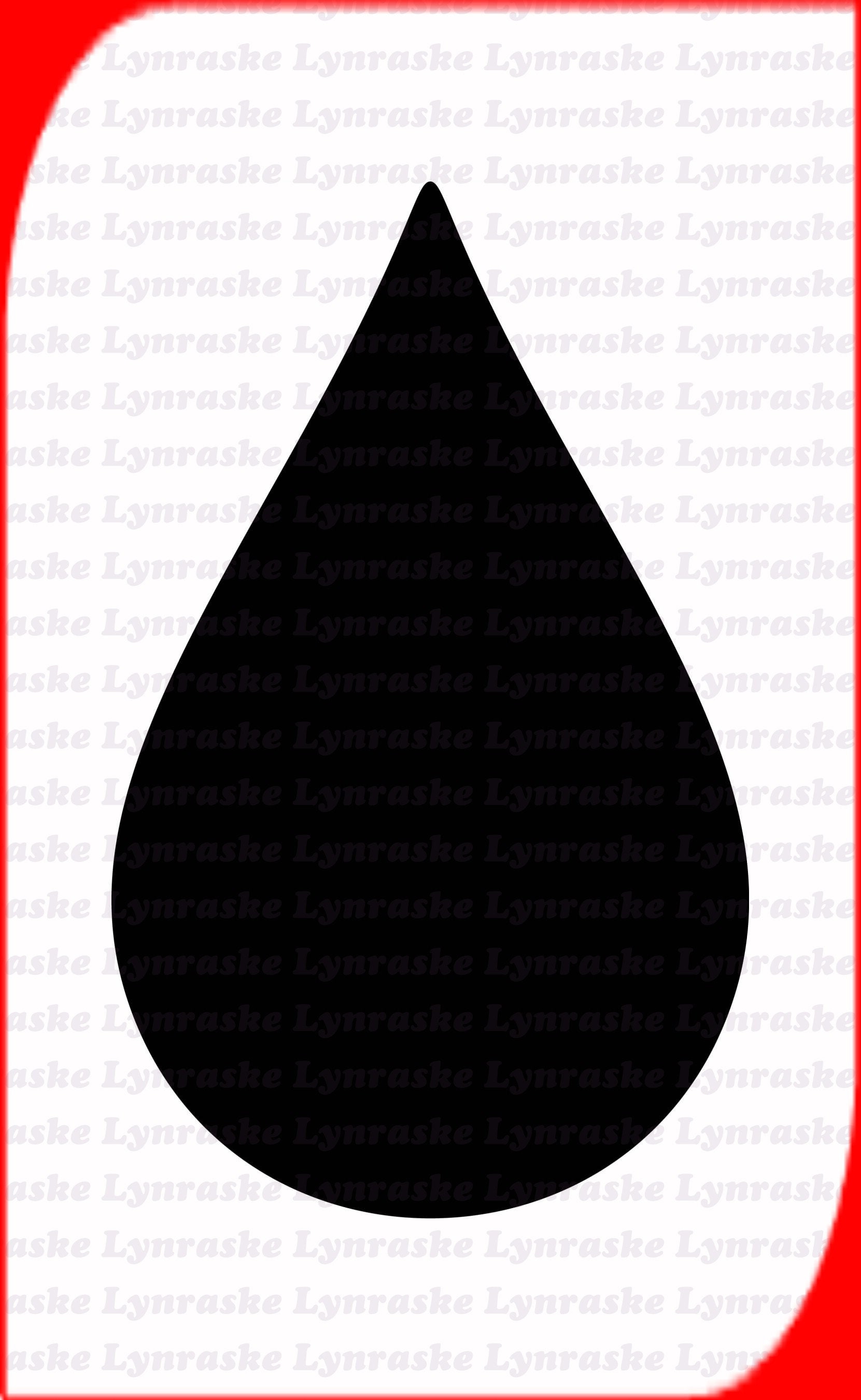 Raindrop Silhouette SVG Svg Dxf Cricut Silhouette Cut - Etsy UK