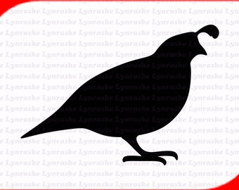 Quail Cut File - Etsy