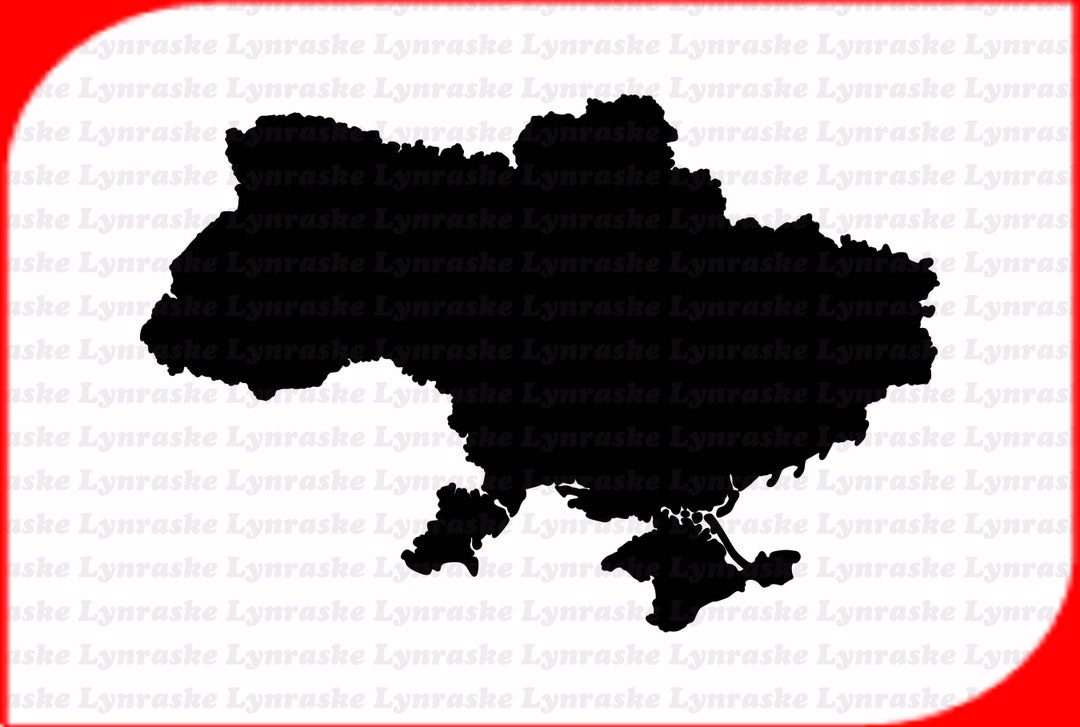 Ukraine Silhouette SVG Svg Dxf Cricut Silhouette Cut File - Etsy